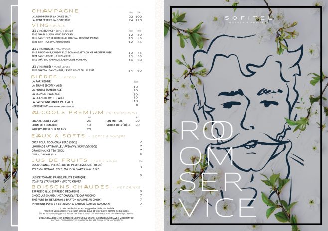 Sofitel Paris Baltimore Tour Eiffel - Room Service