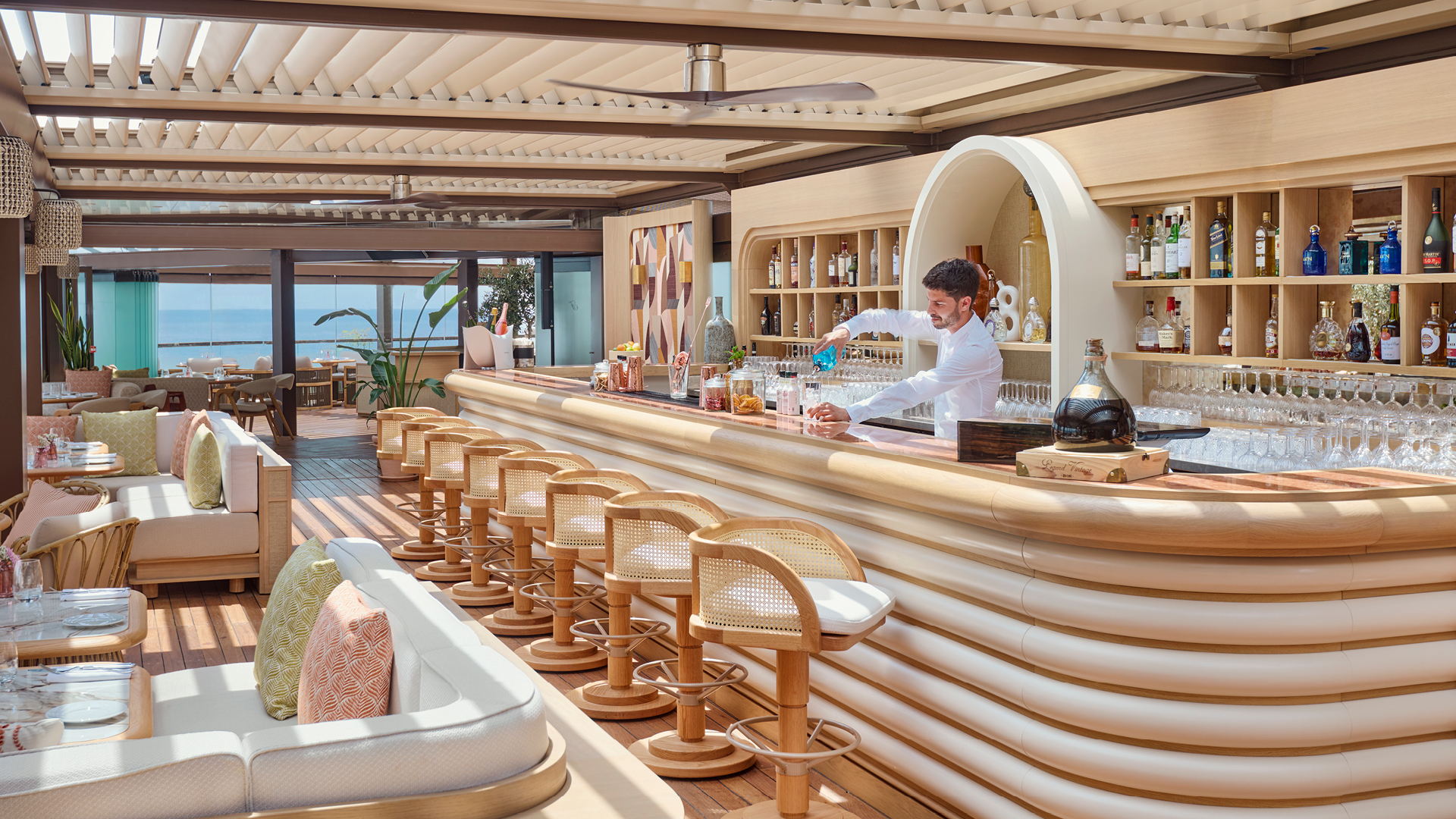 Amù Monte Carlo, panoramic restaurant in Monaco - Fairmont Monte Carlo