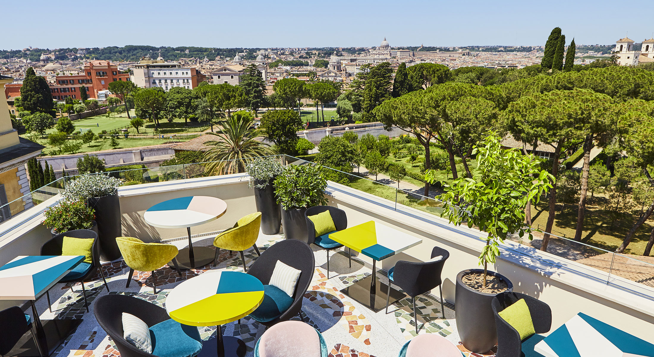 Rooftop Bar and Restaurant | Sofitel Rome Villa Borghese