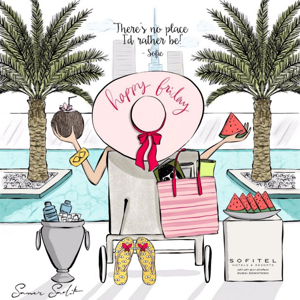 Sofitel Dubai Downtown - Pool Happy friday